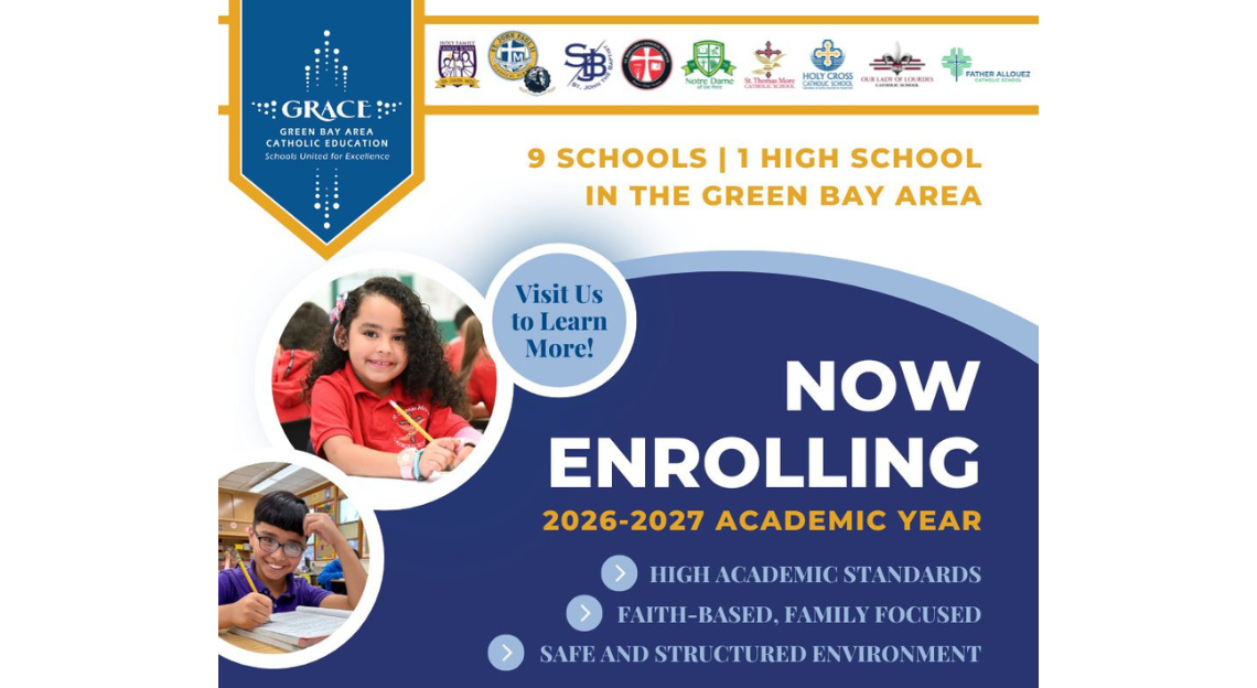 Enrollment Now Open - Father Allouez Catholic Elementary School